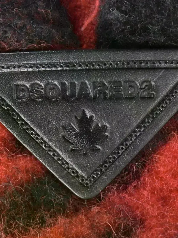 Dsquared2 Reversible Wool Poncho