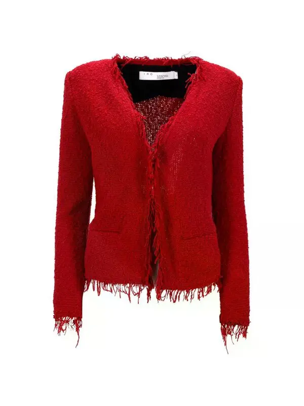 IRO PARIS Frayed Tweed Jacket