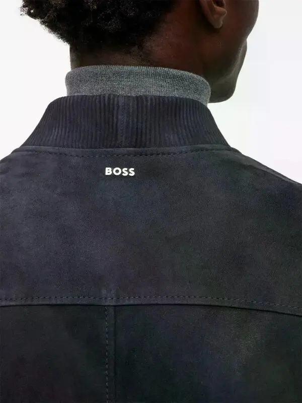 BOSS Suede Bomber Jacket