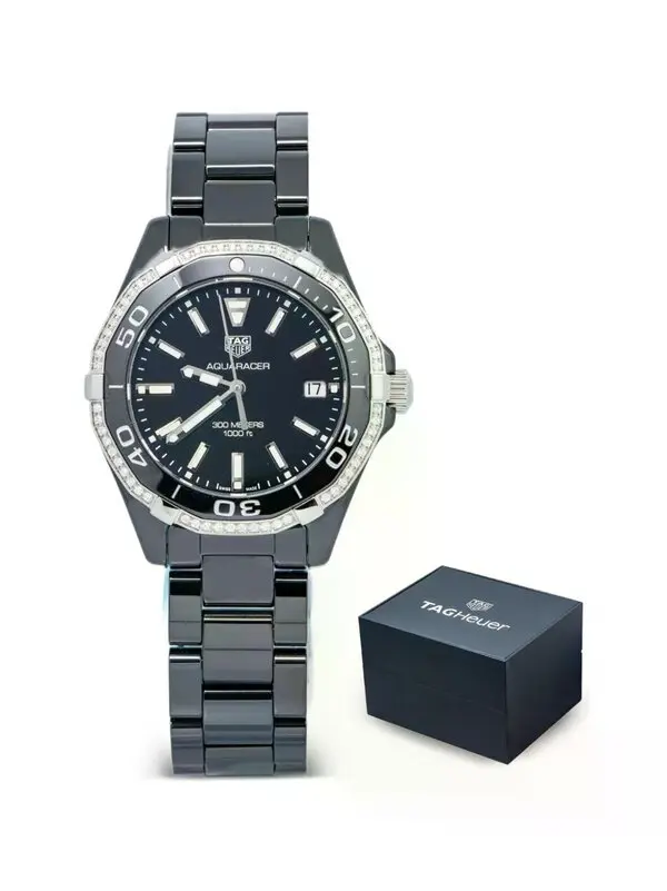Tag Heuer Aquaracer Diamond 35mm Watch - Black