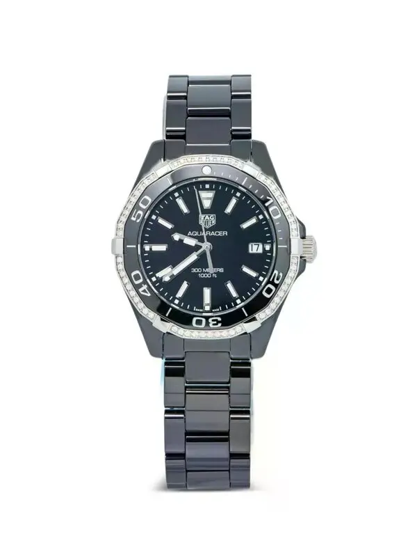 Tag Heuer Aquaracer Diamond 35mm Watch - Black