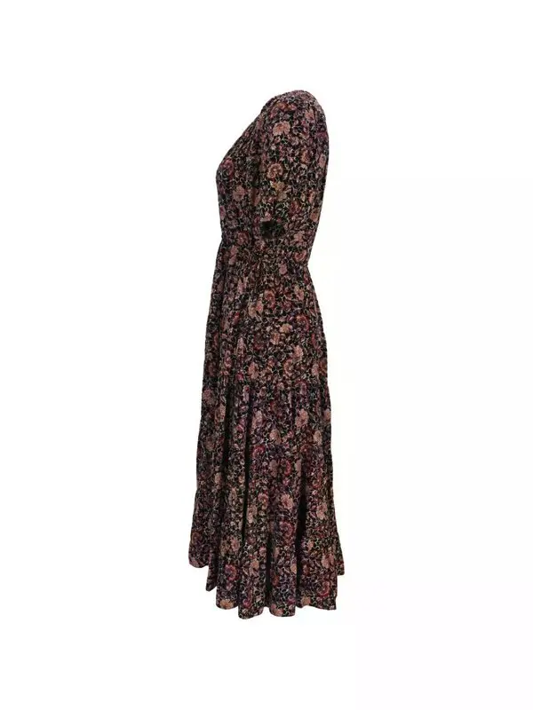 Ulla Johnson Floral Print Midi Dress