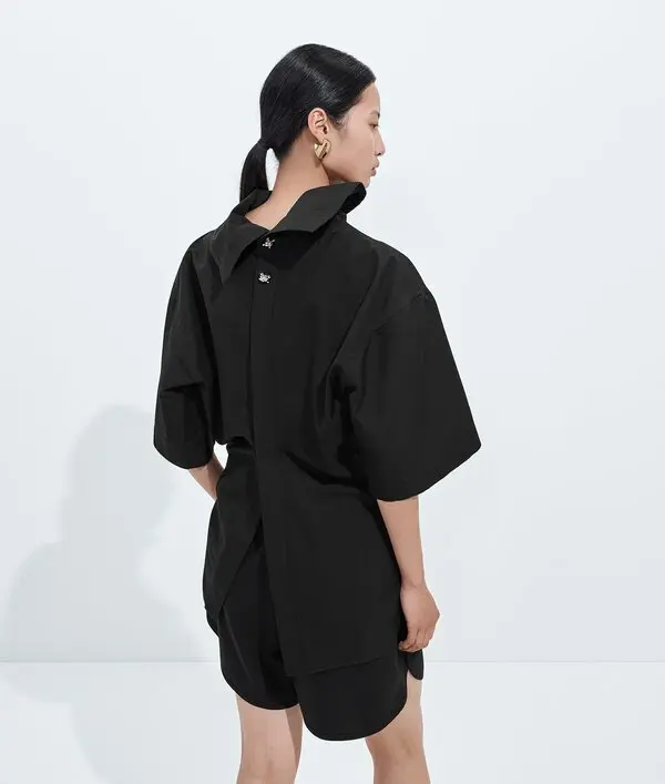 Bottega Veneta Compact Cotton Toile Top