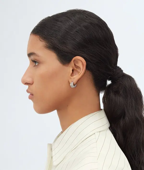 Bottega Veneta Intreccio Small Earrings