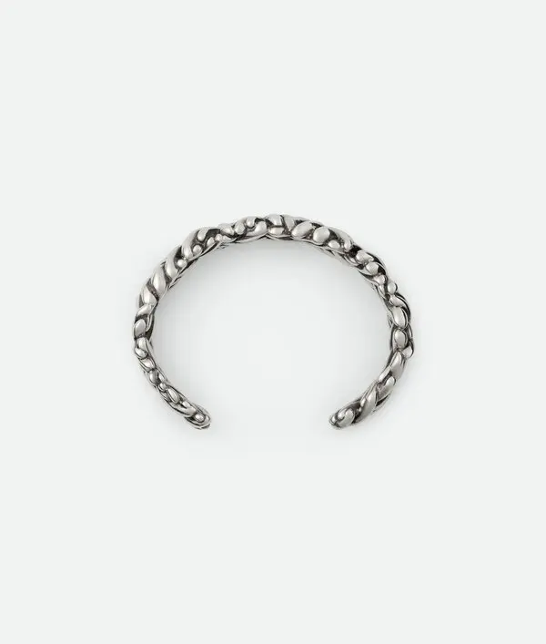 Bottega Veneta Intreccio Medium Cuff Bracelet