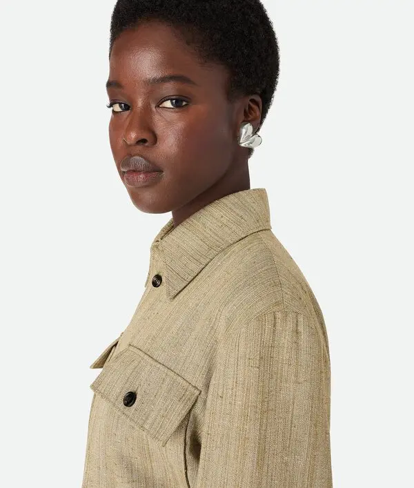 Bottega Veneta Drop Clip Earrings