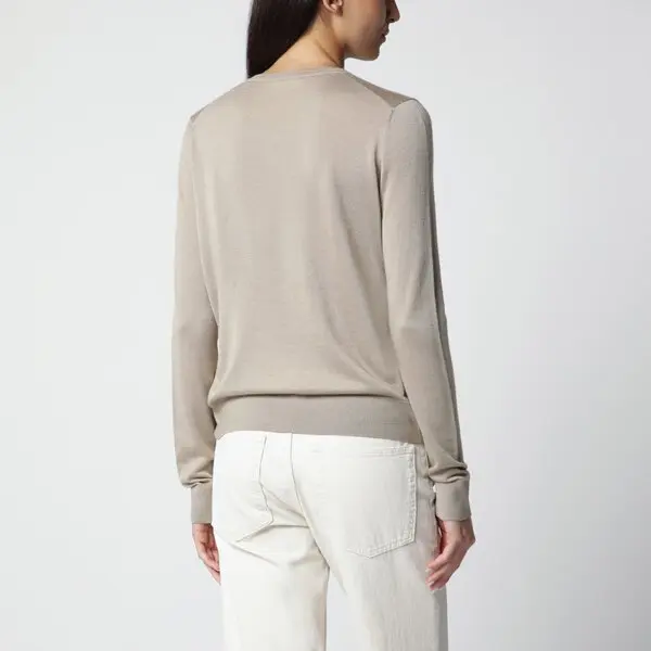 THE ROW Cashmere And Silk V-neck Sweater