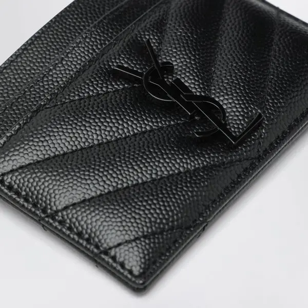 Saint Laurent Cassandre Matelassé Card Holder