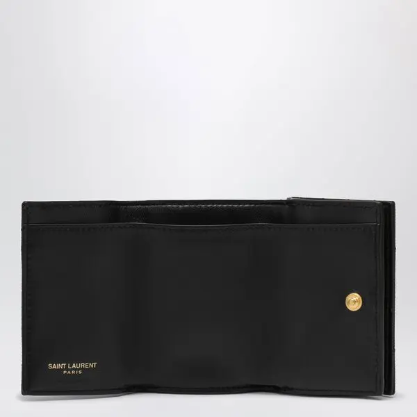 Saint Laurent Cassandre Matelassé Compact Wallet