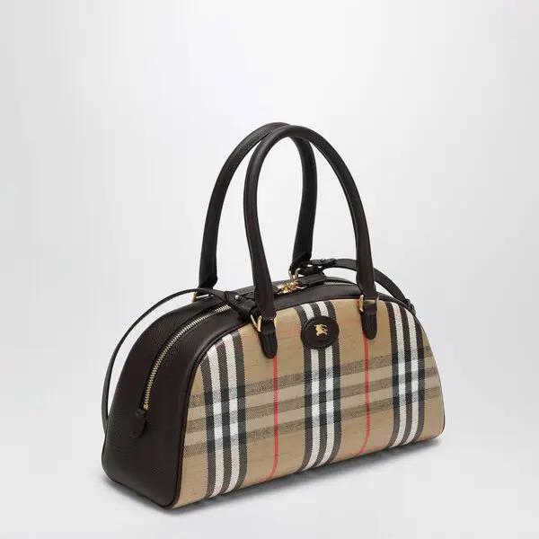 Burberry Highlands Check Jacquard Tote Bag