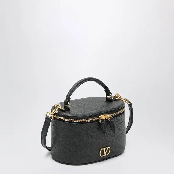 Valentino Garavani Vlogo Signature Mini Vanity Bag - Black