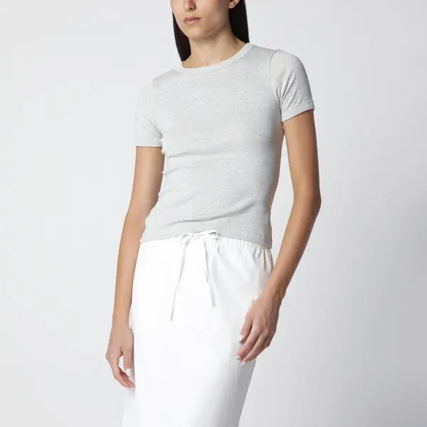 FLORE FLORE Mélange Car Tee Organic Cotton T-shirt - Grey