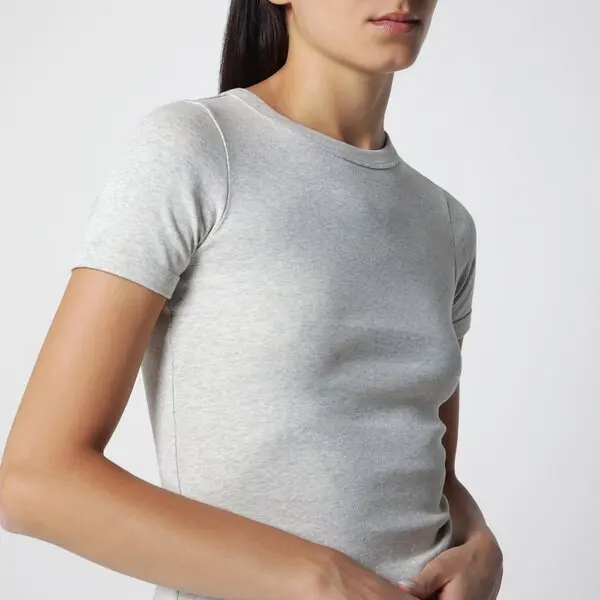 FLORE FLORE Organic Cotton Ribbed Car Tee