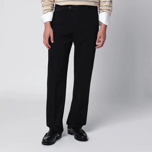 PT TORINO Cotton Trousers - Black