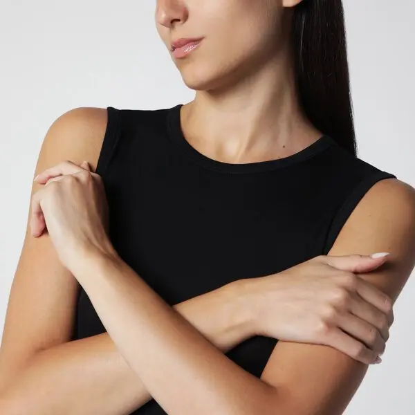 FLORE FLORE Esmé Lw Organic Cotton Tank Top - Black