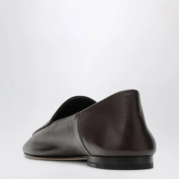 Dear Frances Gio Nappa Leather Slip-on Loafers - Brown