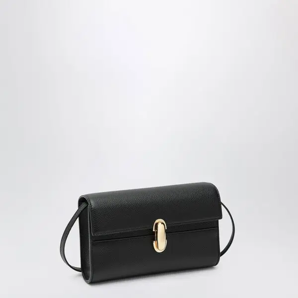 Savette Symmetry Mini Crossbody Bag In Leather - Black