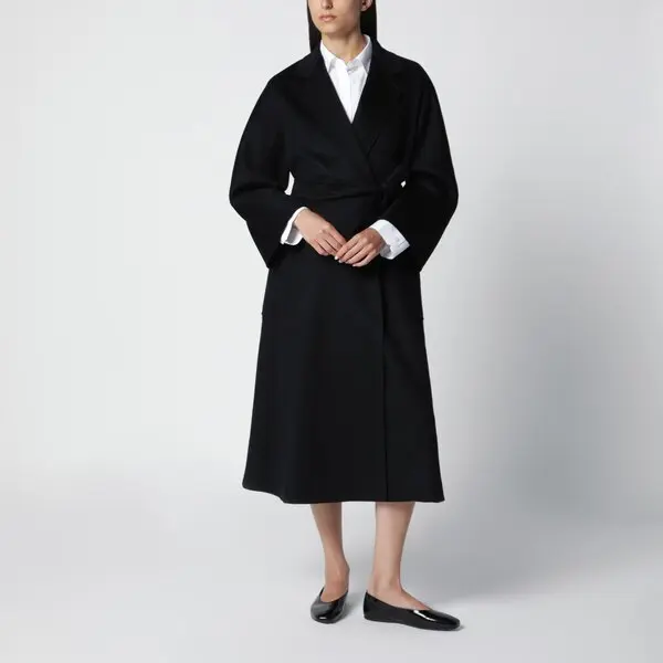 Max Mara Ludmilla Icon Coat In Cashmere - Black