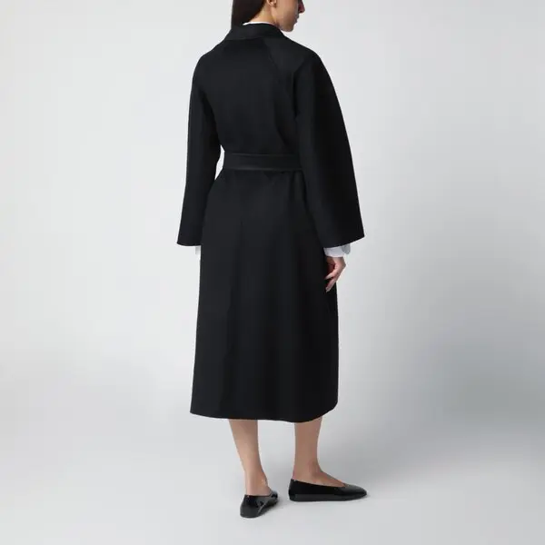 Max Mara Ludmilla Icon Coat In Cashmere - Black