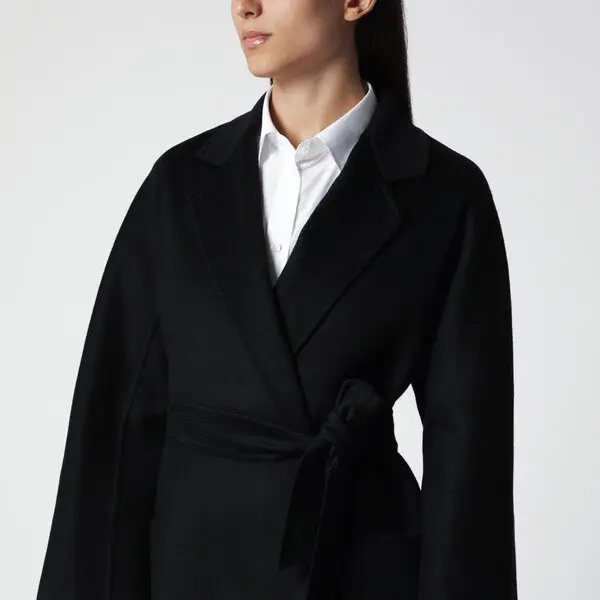 Max Mara Ludmilla Icon Coat In Cashmere - Black