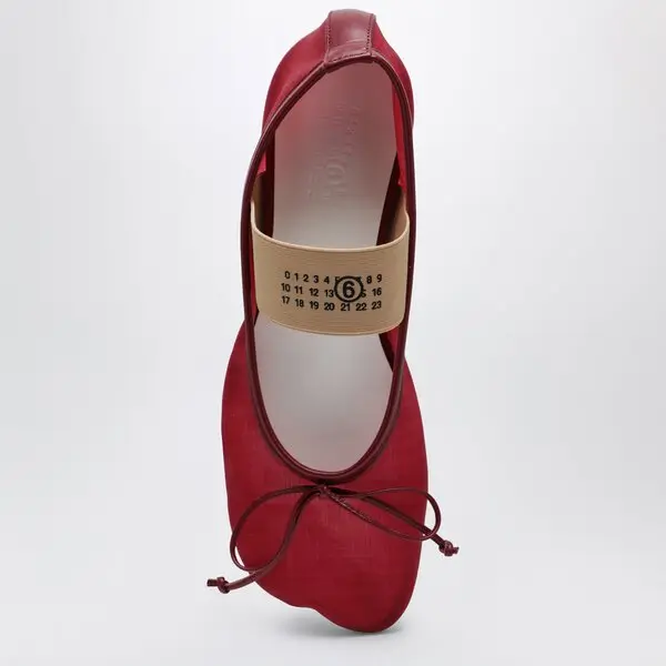 MAISON MARGIELA Numeric Anatomic Ballet Flats With Transparent Finish