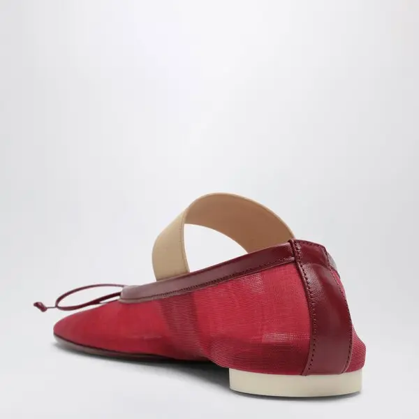 MAISON MARGIELA Numeric Anatomic Ballet Flats With Transparent Finish