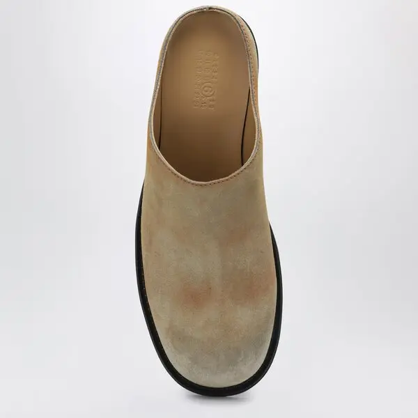MAISON MARGIELA Washed Suede Biker Mules