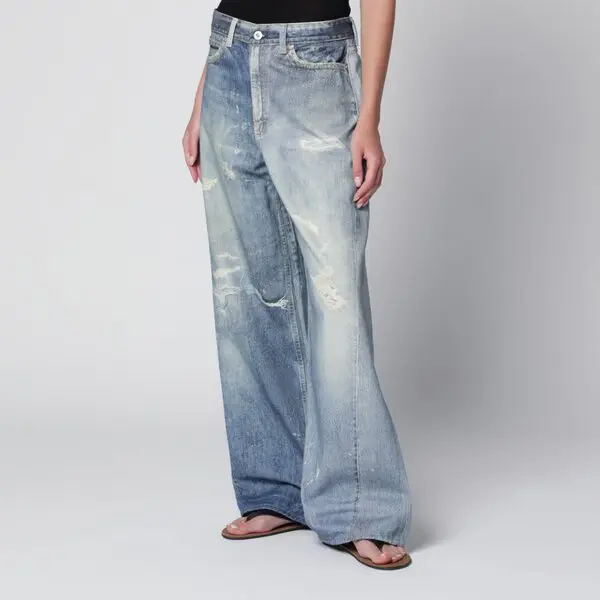 Our Legacy Full Cut Digital Denim Print Jeans
