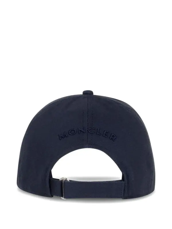 Moncler Logo Cotton Baseball Cap