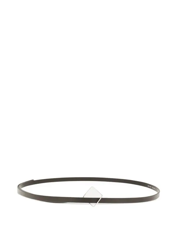 THE ROW Classic Leather Belt - Black