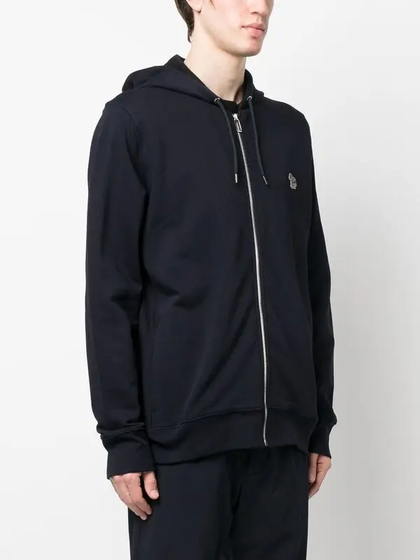 Paul Smith Zebra Logo Zip-up Hoodie