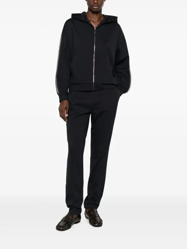 Fabiana Filippi Slim Fit Trousers With Side Stripe Detail