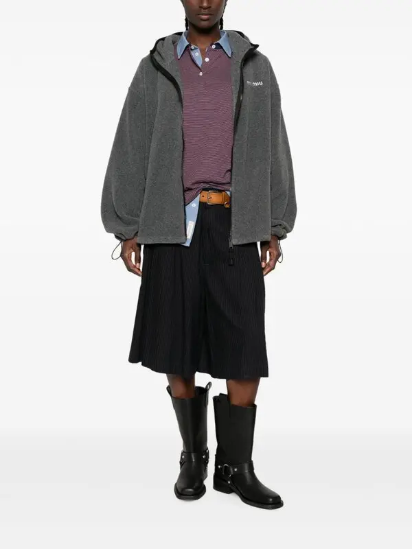 Miu Miu Fleece Blouson Jacket