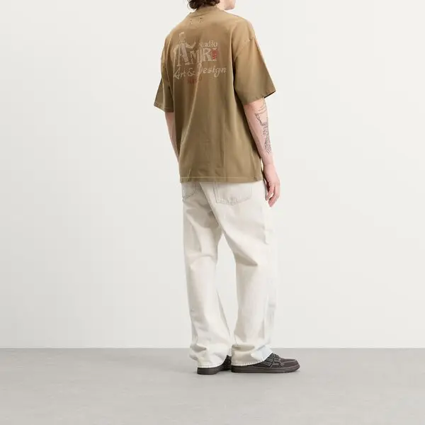 Amiri Studio Skate T-shirt - Camel