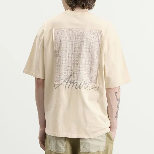 Amiri Ma Check Patch Skate T-shirt