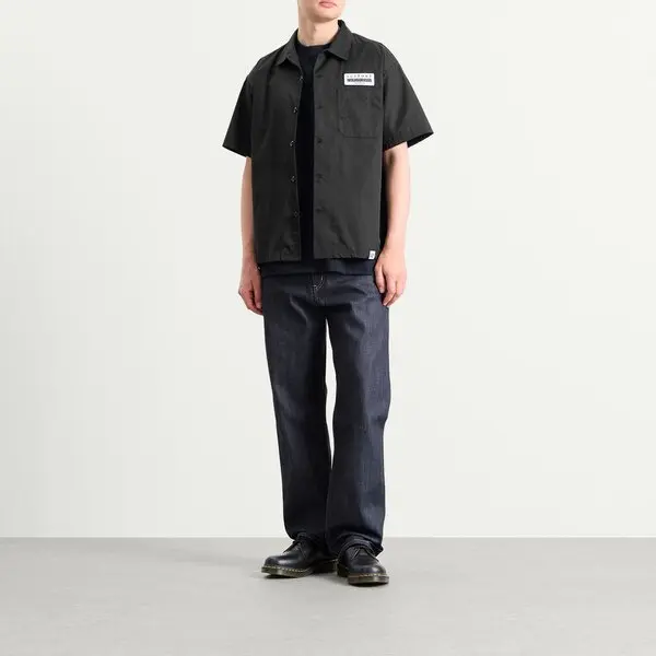 NEIGHBORHOOD Classic Short Sleeve Work Shirt 1 - Black