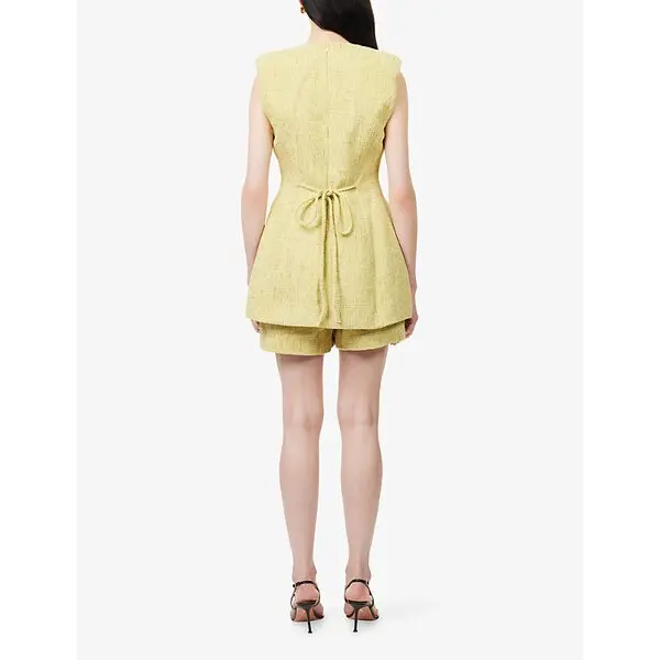 Oddmuse Bouclé Button-through Mini Dress