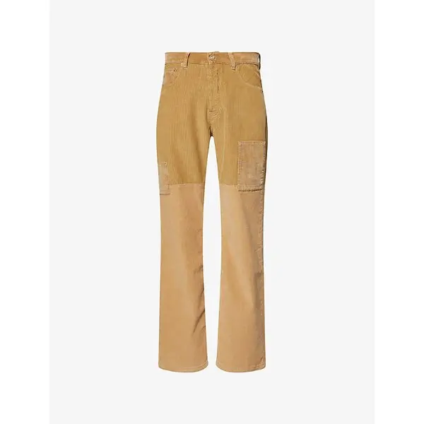 WALES BONNER Sissoo Straight-leg Cotton-corduroy Trousers - Camel