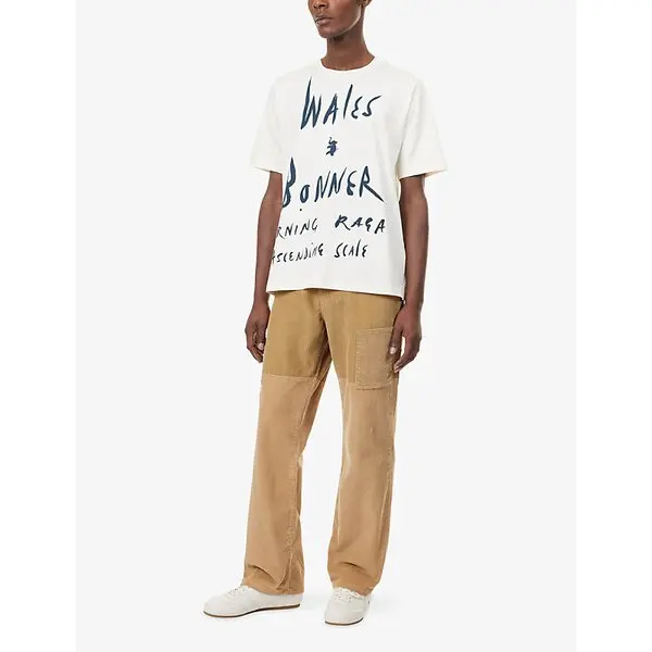 WALES BONNER Sissoo Straight-leg Cotton-corduroy Trousers - Camel