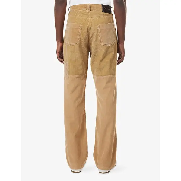 WALES BONNER Sissoo Straight-leg Cotton-corduroy Trousers - Camel