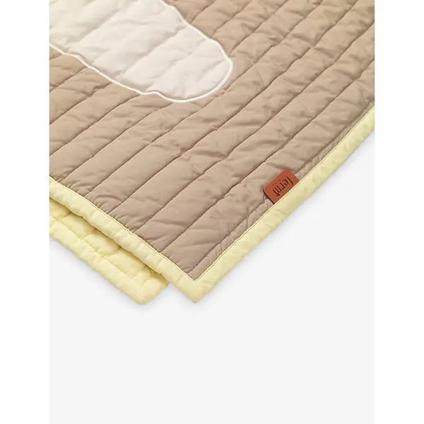 FERM LIVING Bird Quilted Cotton Blanket 80cm X 110cm