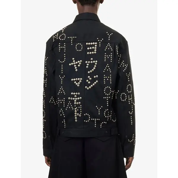 Yohji Yamamoto Stud-embellished Denim Jacket