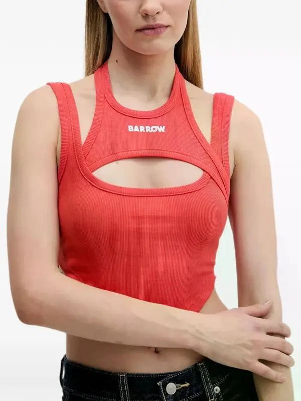 BARROW Cut-out Crop Top