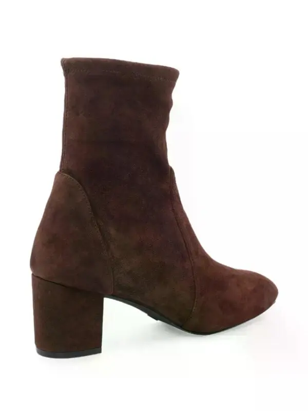 STUART WEITZMAN Yuliana Suede Ankle Boots - Brown