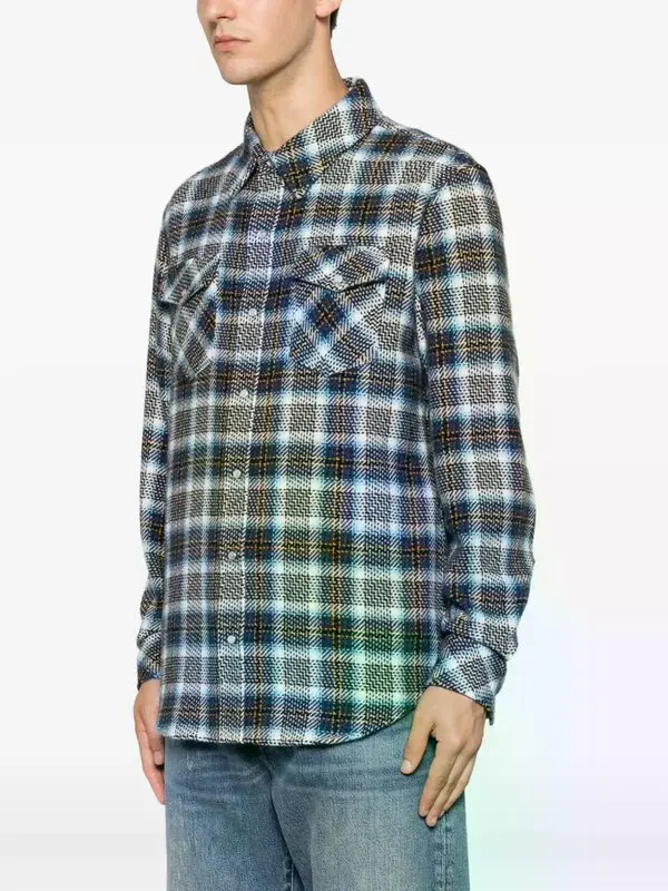 GOD'S TRUE CASHMERE Tartan-pattern Overshirt