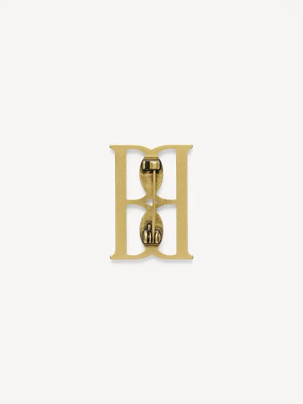 BY MALENE BIRGER Logo Brooch