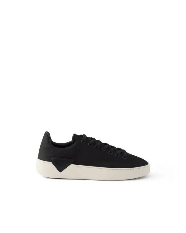 Prada Court Re-nylon Sneakers - Black