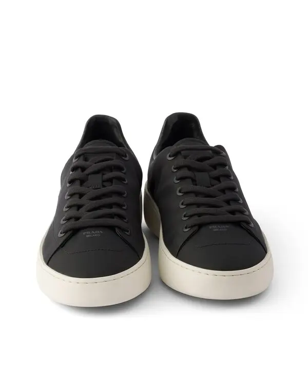 Prada Court Re-nylon Sneakers - Black