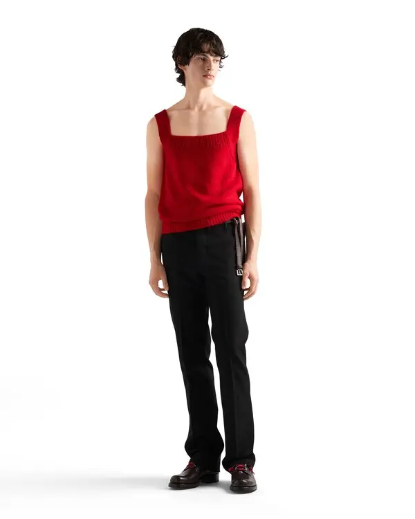 Prada Shetland Wool Tank Top