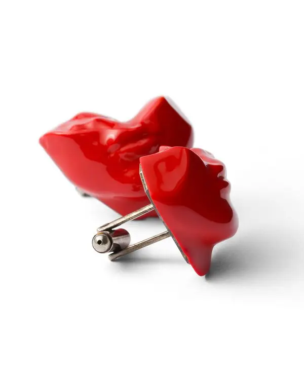 Prada Resin And Metal Cufflinks